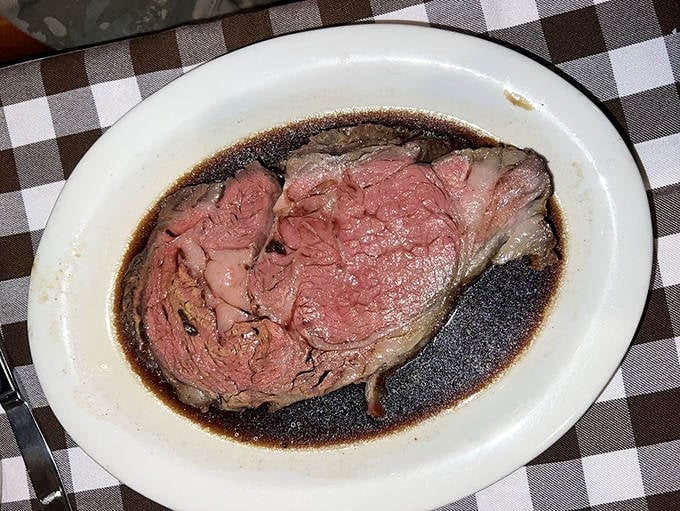 Prime rib that doesn't just meet expectations but tackles them to the ground &ndash; a carnivore's dream swimming in its own magnificent juices.