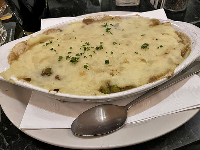 This isn't just Shepherd's Pie&mdash;it's a masterpiece of savory filling crowned with perfectly browned mashed potatoes.