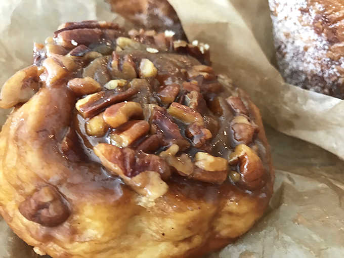 Sticky Bun: This isn't just breakfast, it's an edible monument to the marriage of caramel, pecans, and perfectly fermented dough.