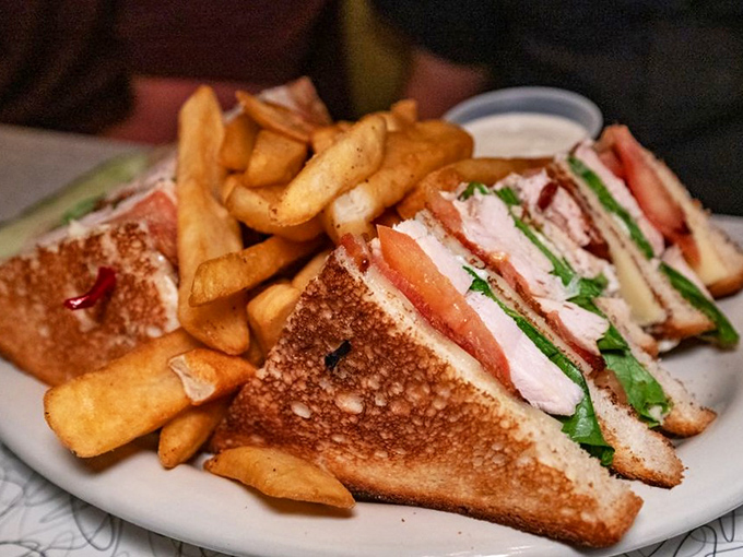 This club sandwich stands tall with layers of fresh ingredients &ndash; a testament to Howley's commitment to simple food done extraordinarily well.