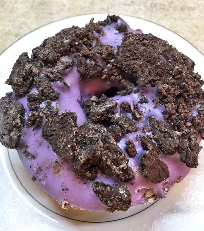 A purple masterpiece crowned with chocolate cookie rubble &ndash; like cookies and cream went on vacation to the Philippines and came back transformed.