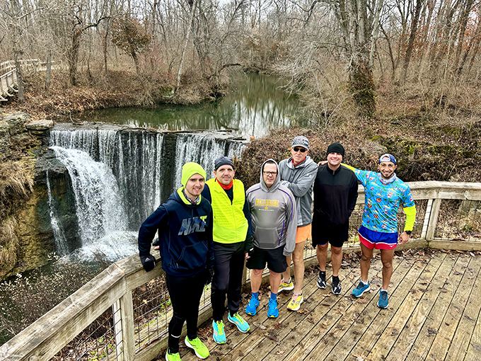 Winter hikers discover that cold weather transforms the falls into nature's ice sculpture garden. No admission fee, just proper footwear required.
