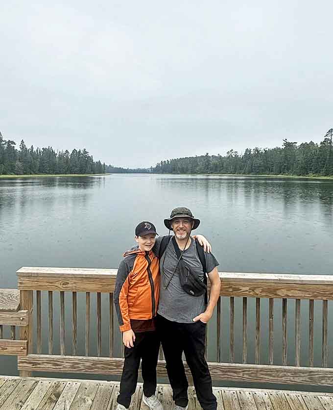 The lake's mirror-like surface captures perfect reflections, doubling the beauty in a way no Instagram filter could ever match.