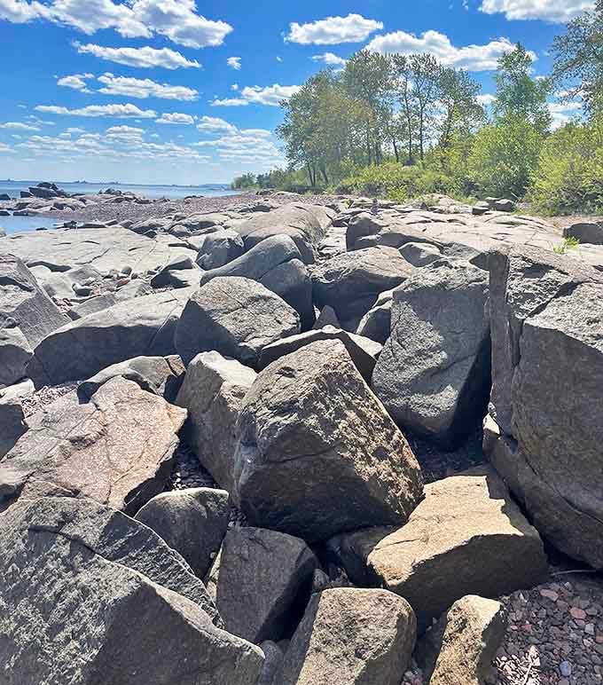 Massive basalt formations create a rugged landscape that feels primordial, as if you've stepped back to Earth's ancient beginnings.