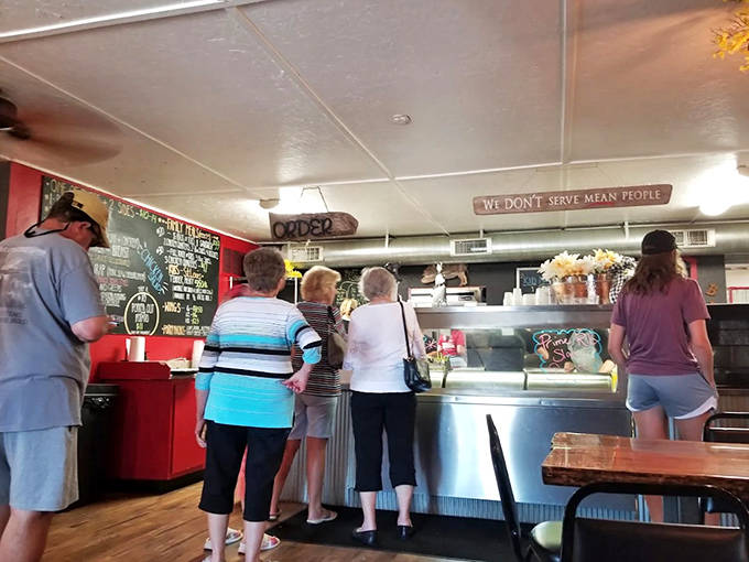 Locals line up at the counter, participating in what feels like a delicious secret society. The anticipation is half the fun... almost.