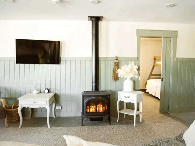 Nothing beats the hypnotic dance of flames in this wood-burning stove &ndash; Minnesota winters suddenly seem like a delightful prospect.