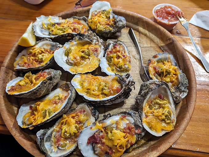 These aren't just oysters &ndash; they're briny little miracles topped with bacon, cheddar and jalape&ntilde;o that'll make you question why you'd eat them any other way.