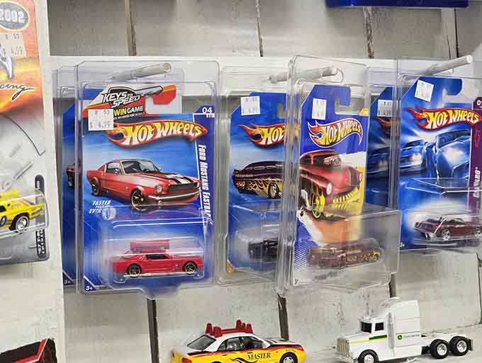Rev up childhood memories with these vintage toy cars, a nostalgic find waiting for you at this Ohio thrift shop.
