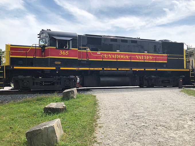 The Cuyahoga Valley Scenic Railroad &ndash; rolling proof that getting there is half the fun, especially when "there" is everywhere.