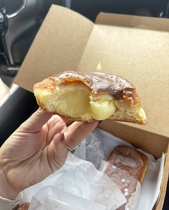 Not all heroes wear capes&mdash;some wear chocolate glaze and custard filling that oozes with such perfection it deserves its own slow-motion sequence.