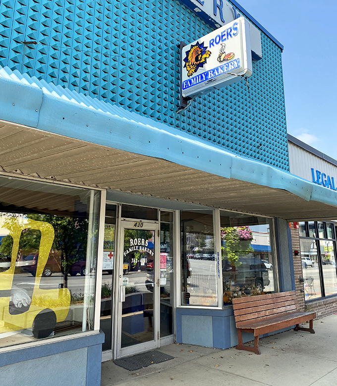 The vintage "Family Bakery" sign promises old-fashioned quality and time-honored recipes that keep locals coming back for generations.