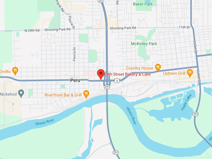 4th street bakery & cafe 10 map