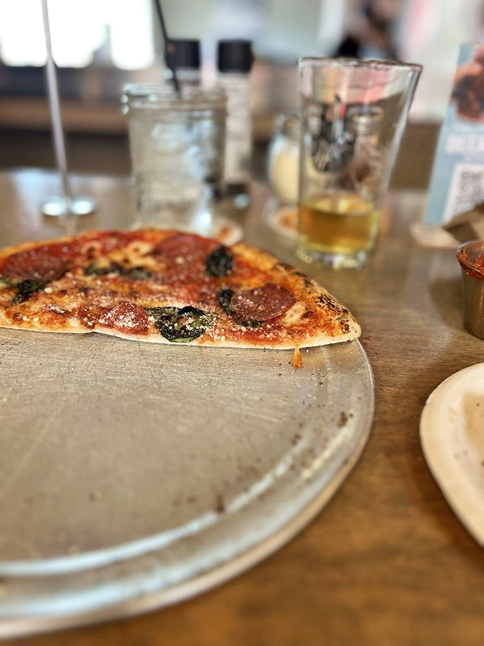 The Angry Beekeeper pizza doesn't just bring the heat &ndash; it dances with it, as honey sweetness tames fiery salami in a taste tango.