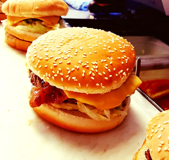 Bacon Burgers: The bacon cheeseburger &ndash; where crispy, smoky strips meet melted cheese and beef in a harmonious trio that makes you wonder why all food isn't this satisfying.