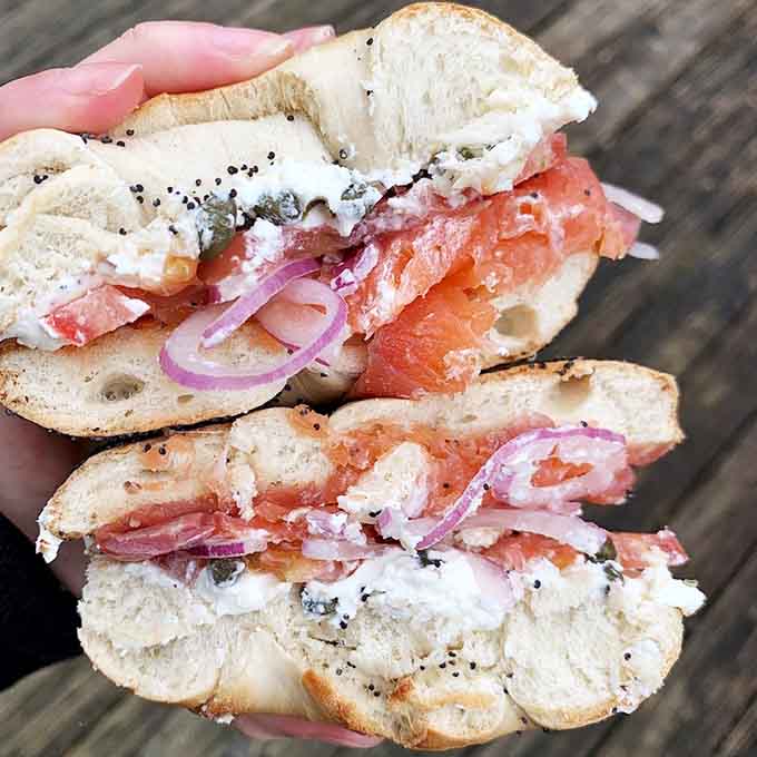 Silky lox meets cream cheese in this timeless combination that never goes out of style for good reason.