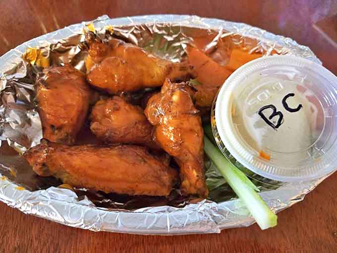 Crispy on the outside, juicy on the inside &ndash; these buffalo wings prove Quonset knows its way around more than just pizza.