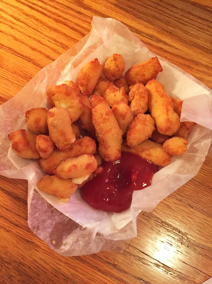 Cheese curds that squeak with freshness, served with tangy dipping sauce &ndash; Minnesota's favorite appetizer done right.