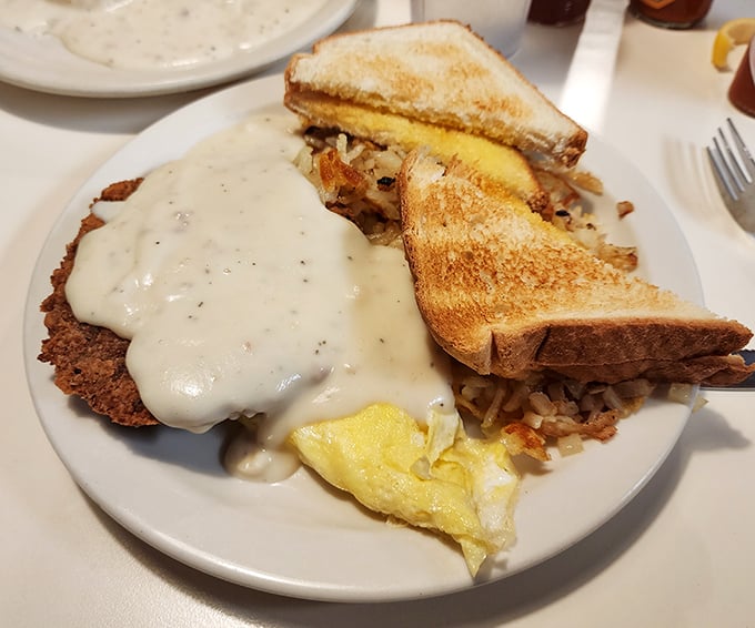 Country-fried perfection smothered in creamy gravy that your doctor wouldn't approve of but your soul absolutely requires.