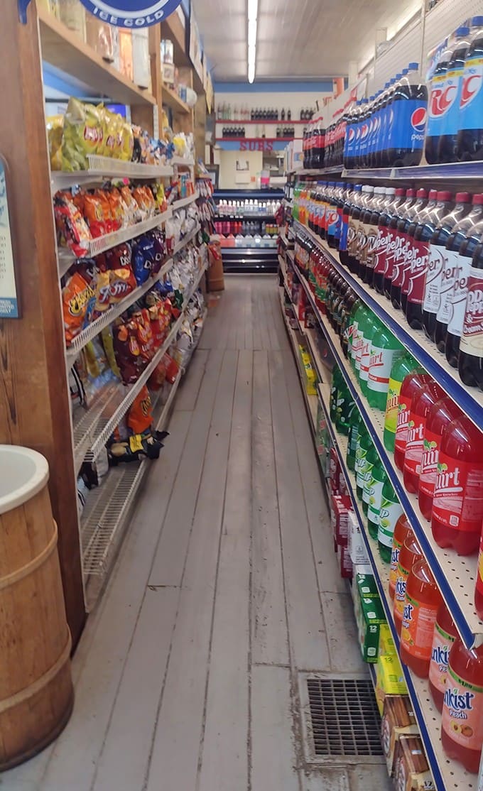 When your general store stocks everything from motor oil to gourmet chips, you know you've found a true community hub with priorities straight.