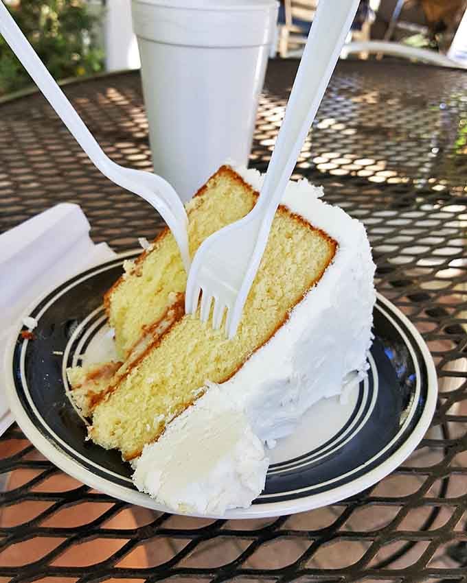 This coconut cake is what grandmothers' dreams are made of, fluffy and sweet without crossing into sugar-coma territory.