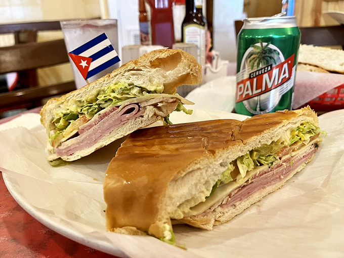 The classic Cuban sandwich finds its perfect companion in an ice-cold Palma &ndash; a pairing that screams "vacation mode activated!"