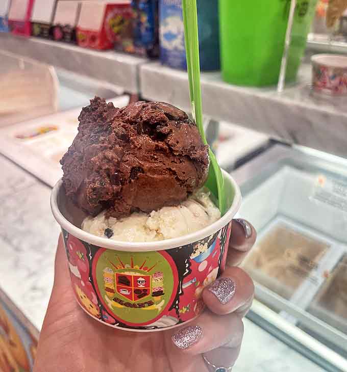 This isn't your ordinary chocolate scoop &ndash; it's what cacao beans dream of becoming when they grow up.