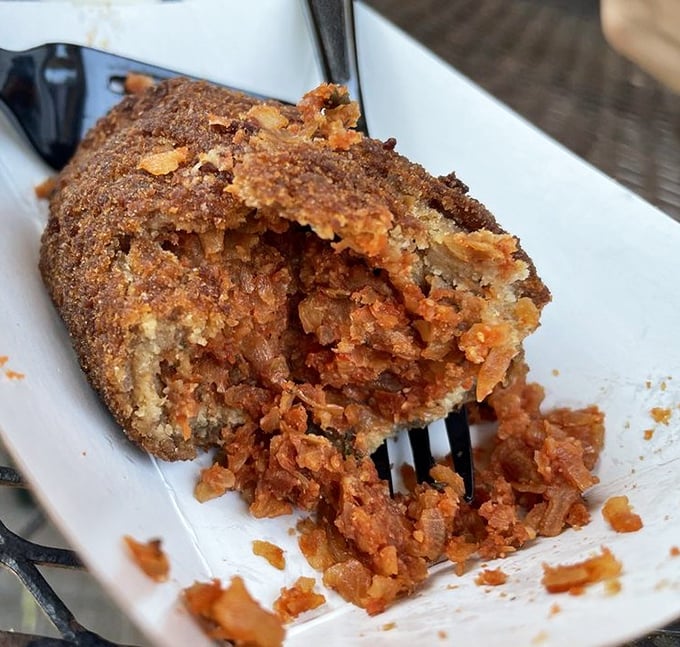 Tampa's beloved devil crab &ndash; crispy on the outside, spicy and flavorful within &ndash; a local specialty that deserves national recognition.