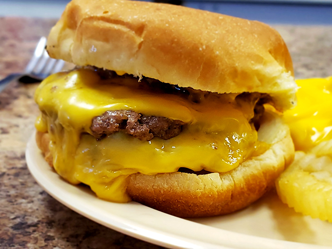 Cheese so perfectly melted it practically winks at you, saying "You know you want this." And you do.