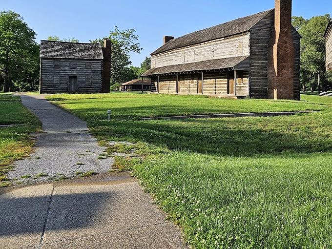 Fort Massac State Park preserves authentic frontier history with its reconstructed buildings, offering a glimpse into America's early days.