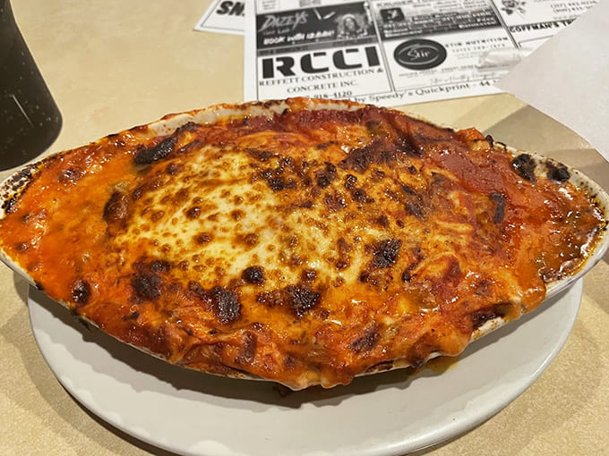 That golden, bubbly lasagna top is what dreams are made of, folks, pure comfort in a baking dish.