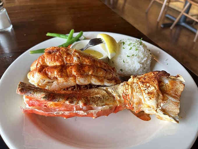 King crab legs and lobster tail &ndash; the royalty of the seafood world &ndash; presented with simple elegance that lets their natural sweetness shine through.