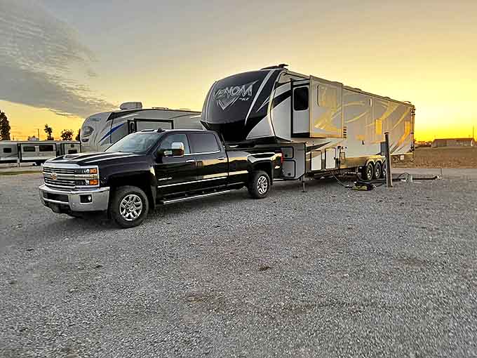 For RV travelers, the nearby parking area offers ample space to stop and enjoy this unique roadside attraction without any hassle.