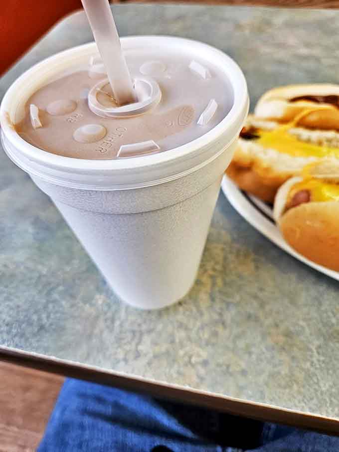 Thick enough to require serious straw strength, yet worth the facial workout&mdash;like drinking dessert through a straw.