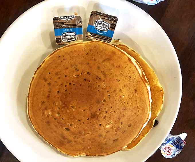 Pancakes so perfectly golden they deserve their own Instagram account &ndash; fluffy discs of joy that make you question if you've been doing breakfast wrong your entire life.