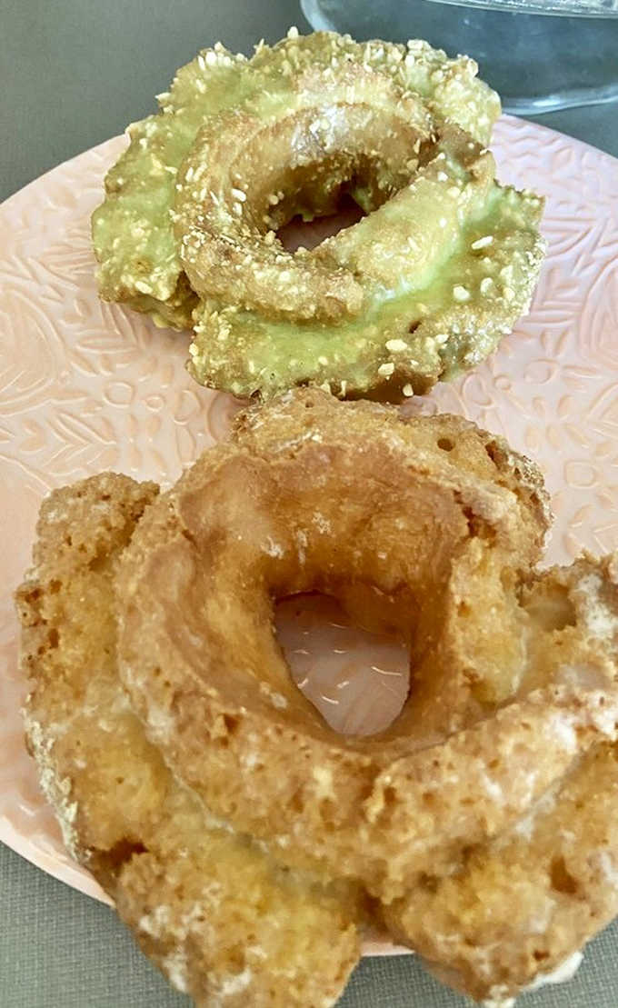 The pistachio old-fashioned flaunts its pale green glory alongside a classic buttermilk&mdash;a dynamic duo that's worth every minute in line.