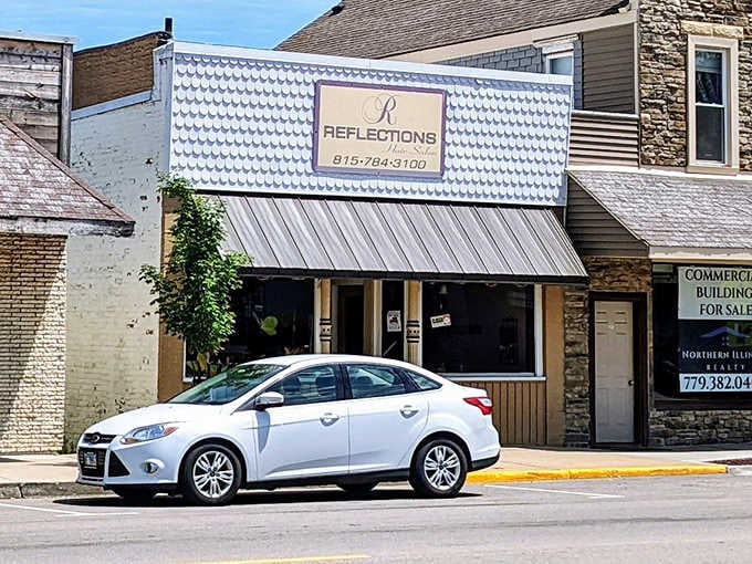 Reflections Hair Salon represents the small businesses that form Genoa's economic backbone &ndash; places where appointments often include catching up on local news.