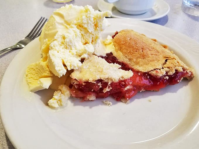 Rhubarb pie that strikes that magical balance between tart and sweet &ndash; the kind grandmothers spend decades perfecting.