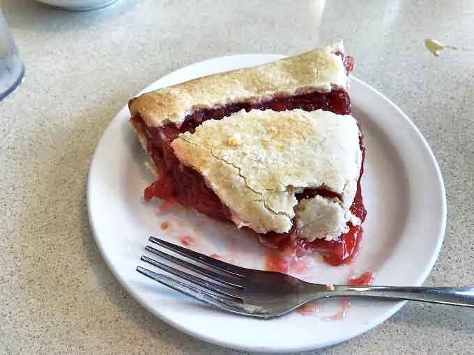 Cherry pie that makes you question whether you've ever really had cherry pie before &ndash; the perfect balance of fruit, sweetness, and flaky crust.
