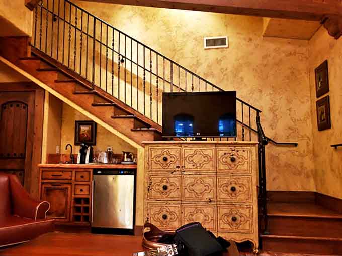 Modern amenities tucked discreetly into Old World charm &ndash; because even Tuscany appreciates a good mini-fridge and flat-screen after a day of wine tasting.