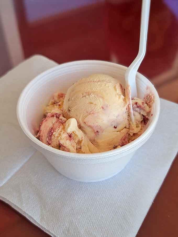 When cheesecake meets ice cream and gets topped with chocolate sprinkles, you're looking at dessert's greatest collaboration since peanut butter met chocolate.