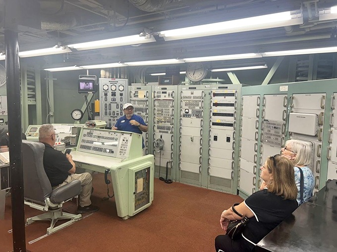 Visitors get a rare glimpse into the control room where the fate of nations once rested in the hands of a four-person crew.