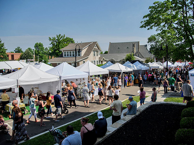 Yellow Springs Street Fair transforms the village into a vibrant marketplace where artisans, musicians, and food vendors create a carnival for the senses.