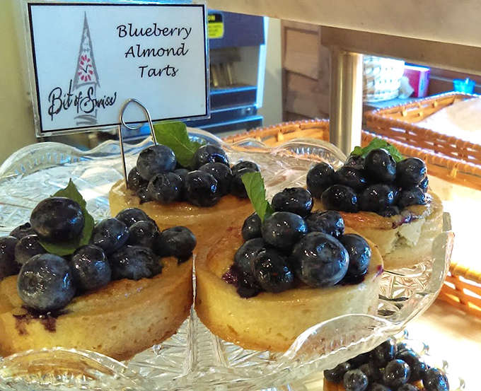 These blueberry almond tarts aren't just desserts &ndash; they're edible jewelry, with plump berries nestled in delicate almond cream like sapphires in a golden setting.