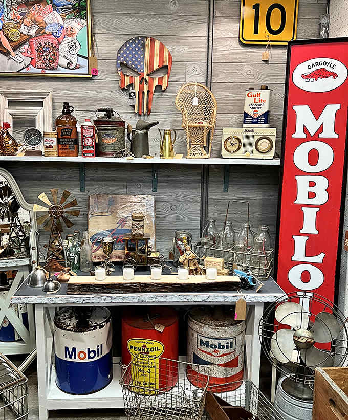 That American flag skull isn't just decor &ndash; it's a conversation starter that will have guests forgetting to eat your carefully prepared dinner.