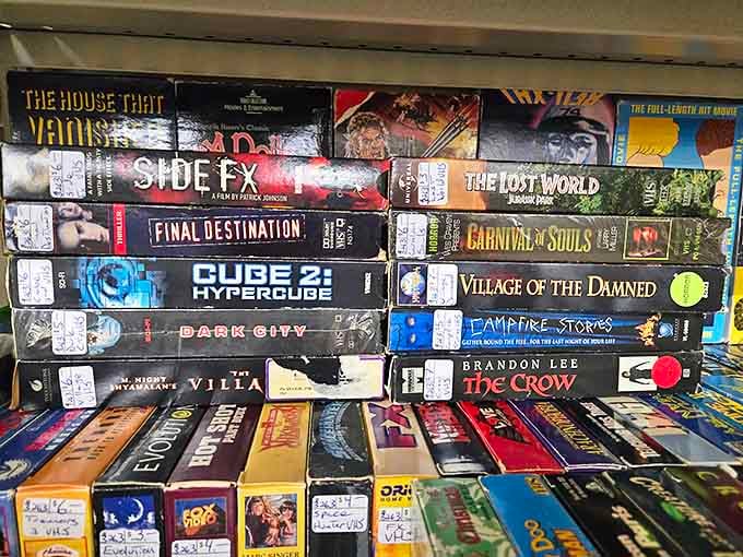 Before Netflix and chill, there was "let's hit Blockbuster" &ndash; these VHS tapes are time capsules of Friday nights past.