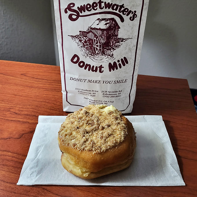 That charming windmill logo promises exactly what it delivers: donuts that make you smile, possibly while doing a happy dance.