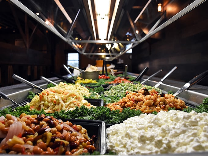 Garden-fresh vegetables and hearty prepared salads await at every turn &ndash; proof that "eating your greens" can be the highlight rather than the obligation.