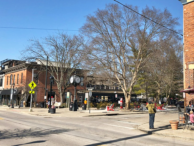 Brick facades and tree-lined streets give Historic Downtown Loveland its timeless appeal &ndash; Norman Rockwell would feel right at home here.