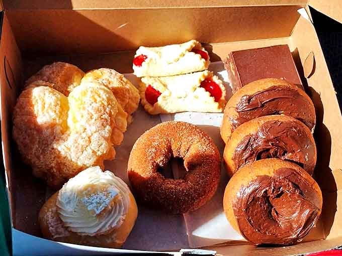 A box of assorted pastries that's basically happiness in cardboard form – the perfect introduction to Swedish baking for the uninitiated.