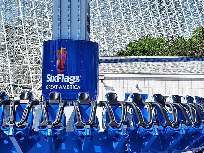 Those seats look comfortable enough, right up until they're not attached to anything resembling solid ground anymore.